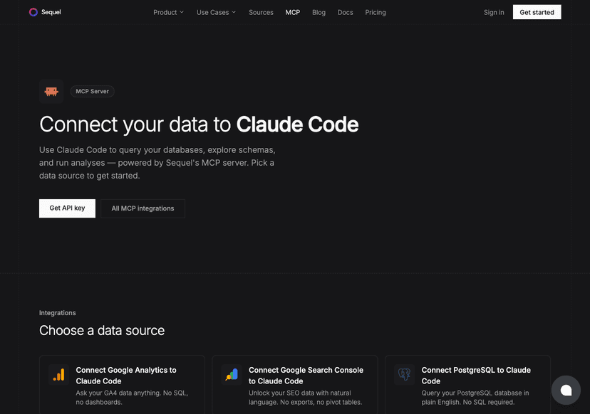 How to connect BigQuery to Claude Code | Sequel | Sequel